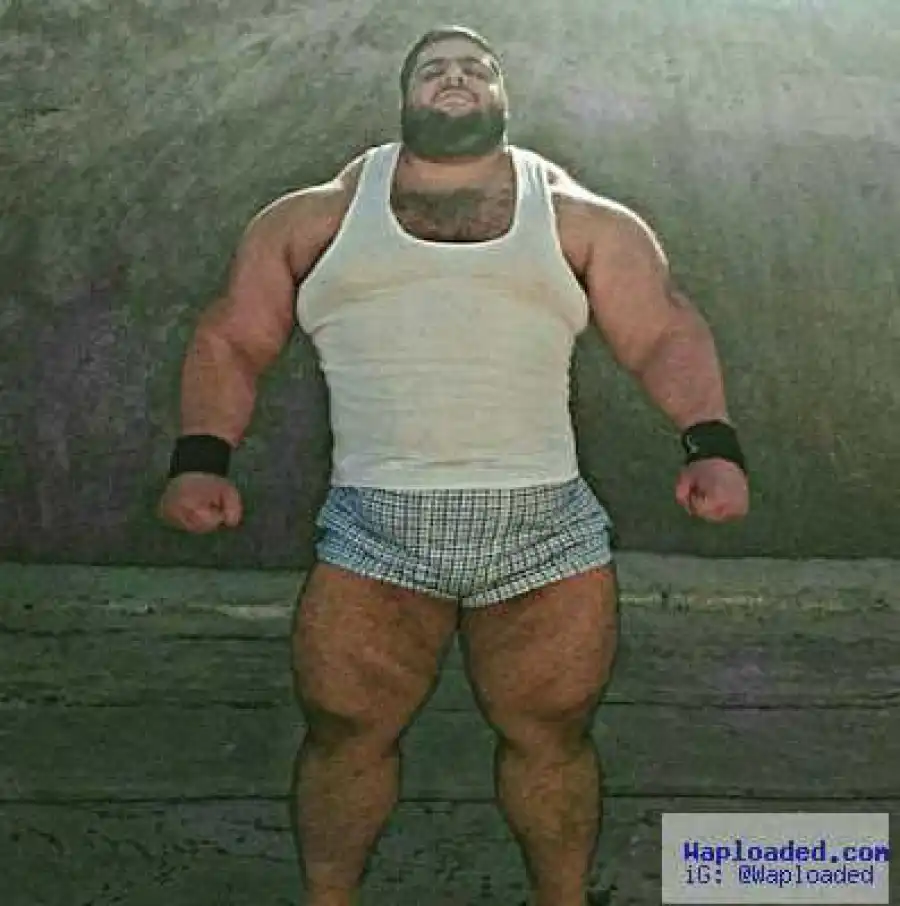 Meet the real life incredible hulk whose physical sizes is scary Waploaded